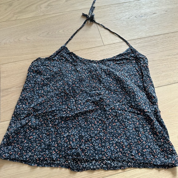 Brandy Melville | Tops | Brandy Melville Floral Halter Top | Poshmark